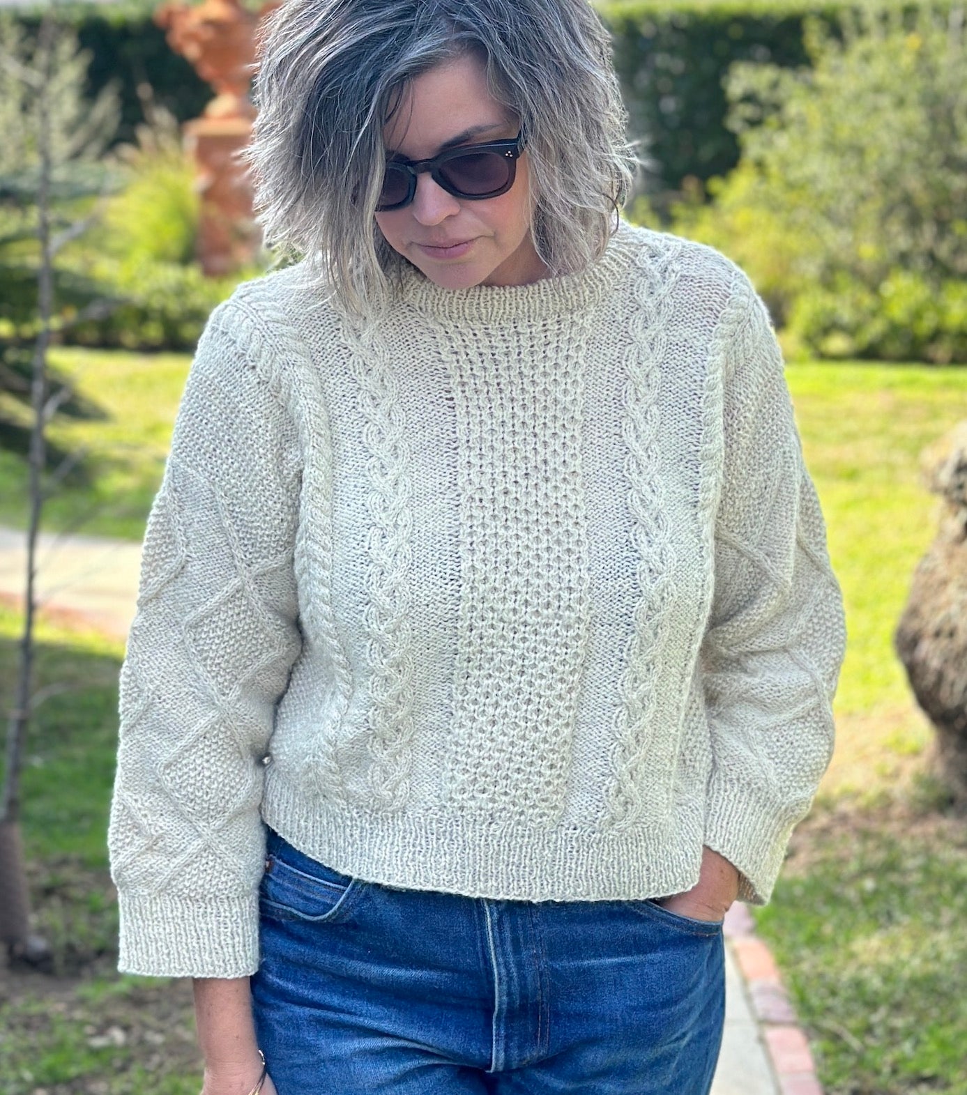 Shrunken Cable Sweater Pattern – Wolf Craft School and Collective